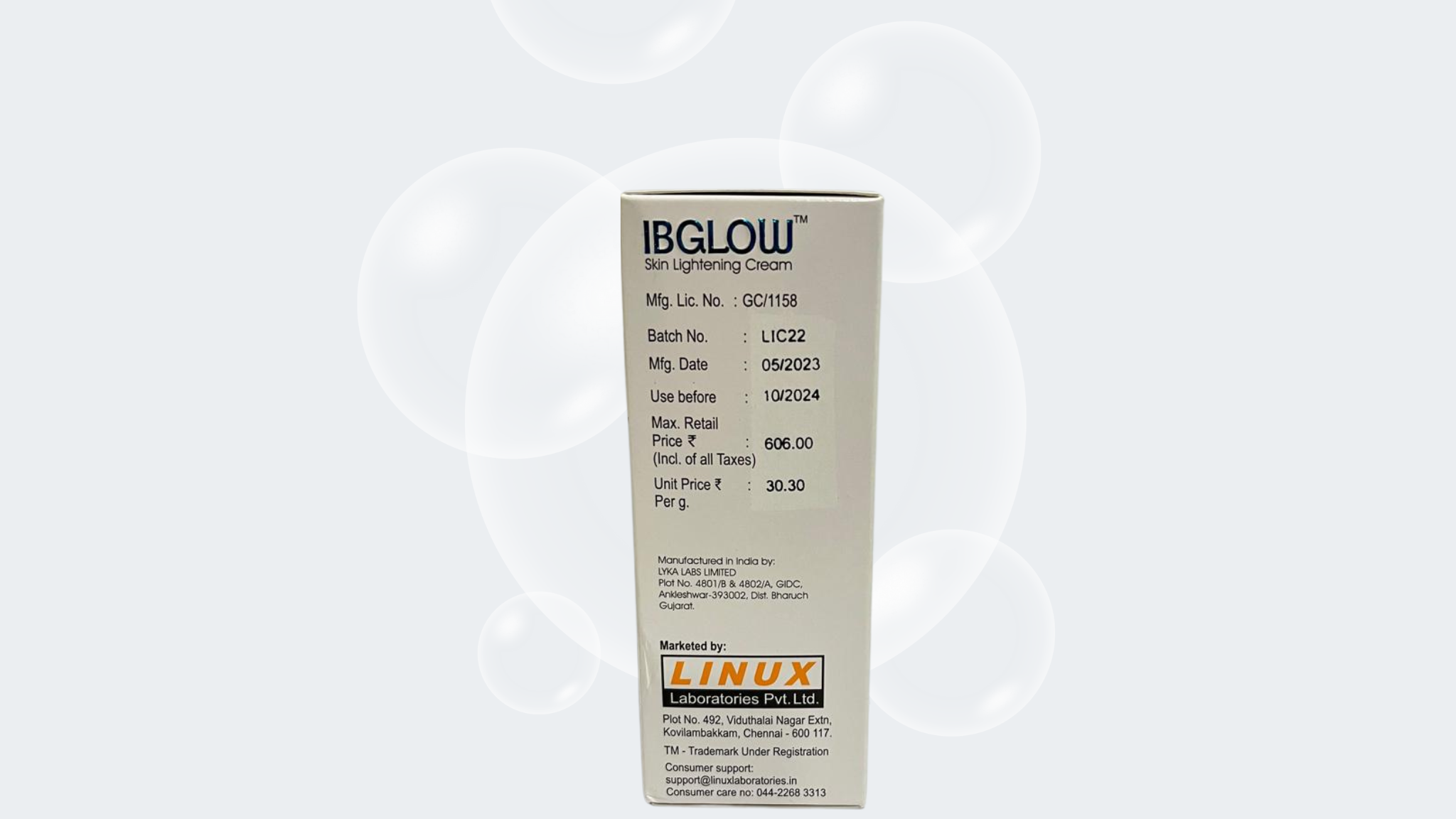 IBGLOW Skin Lightning Cream - Clinic Eximus